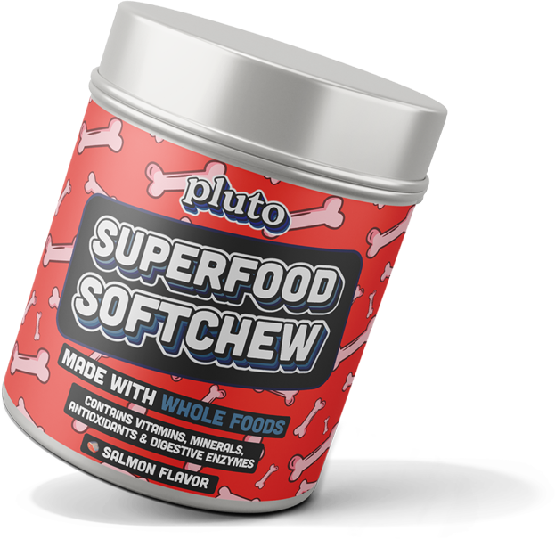 Pluto • Superfood Products For Dogs